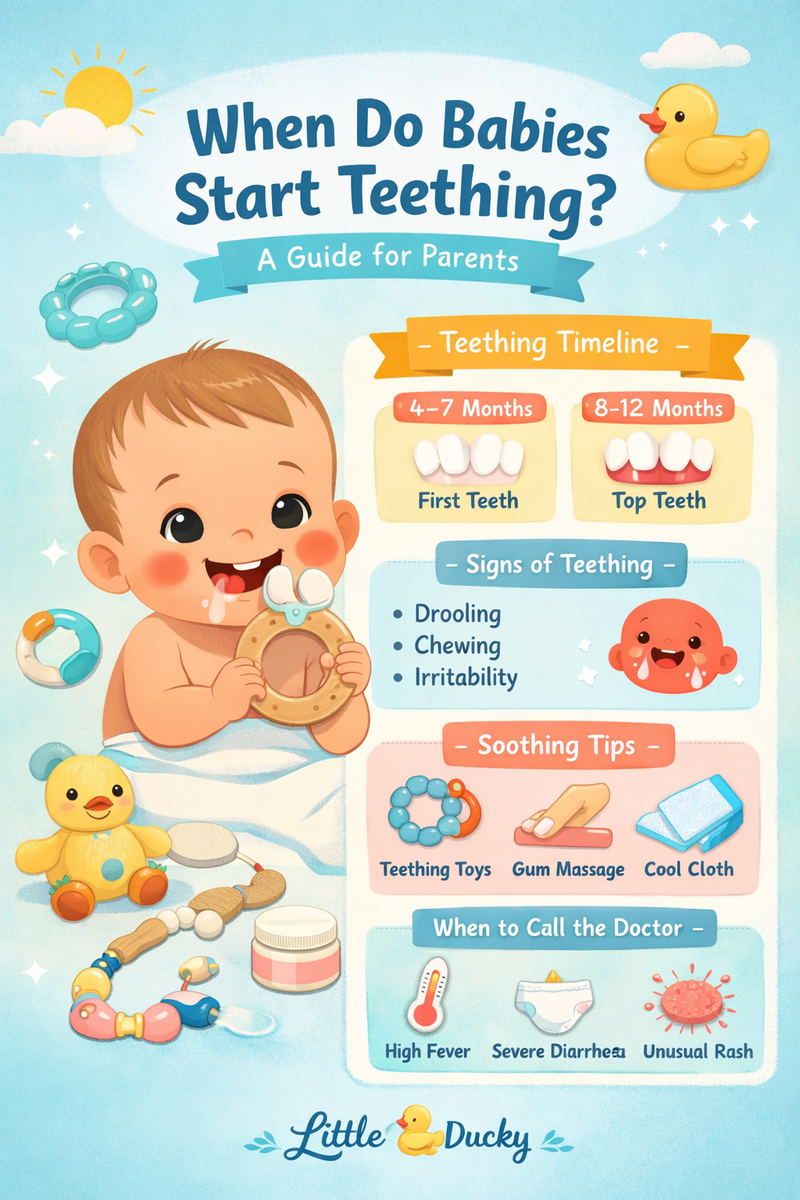 When Do Babies Start Teething? A Simple Guide for Parents – Little Ducky